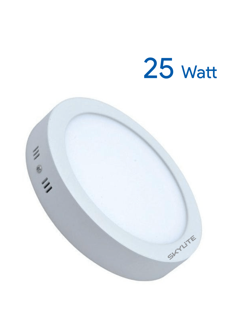 25 WATT LED ROUND CEILING PANELS SURFACE | Skylite - Lighting Store