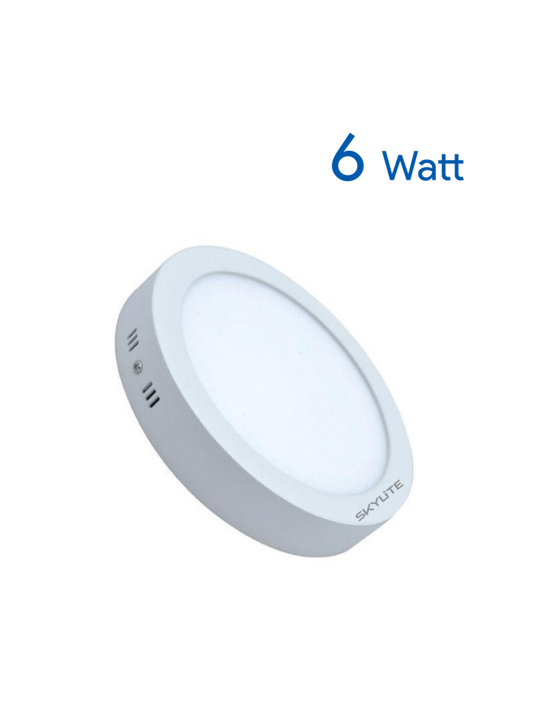 6 WATT LED CEILING SURFACE PANEL ROUND | Skylite - Lighting Store
