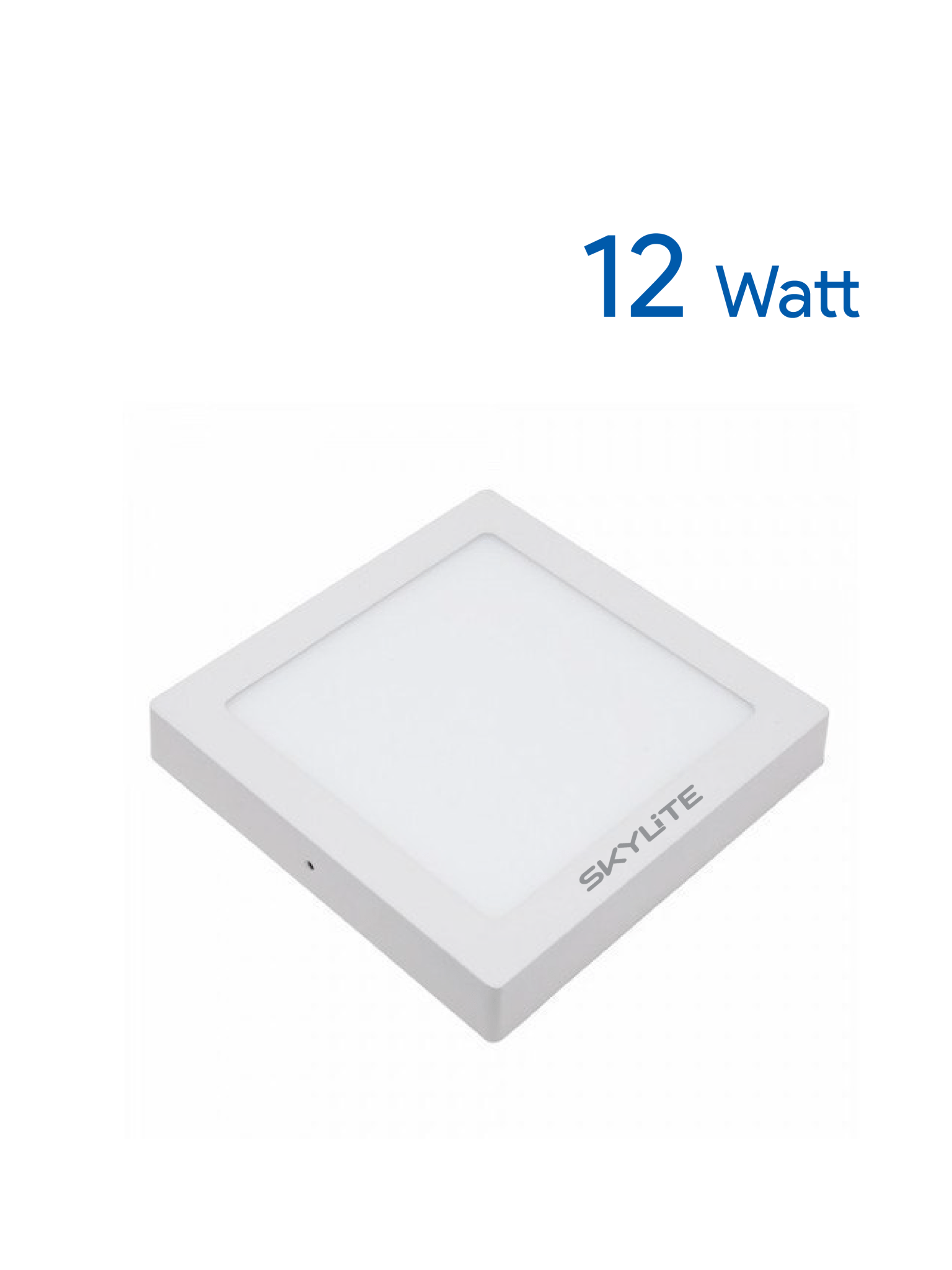 12 WATT LED SQUARE CEILING PANELS SURFACE | Skylite - Lighting Store
